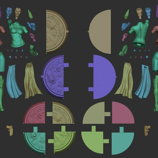 👩 X-Men Mystique・ STL File for ・Cults