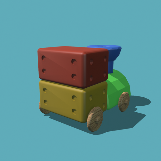 Free STL file Toy train 🚆 ・3D printable object to download・Cults