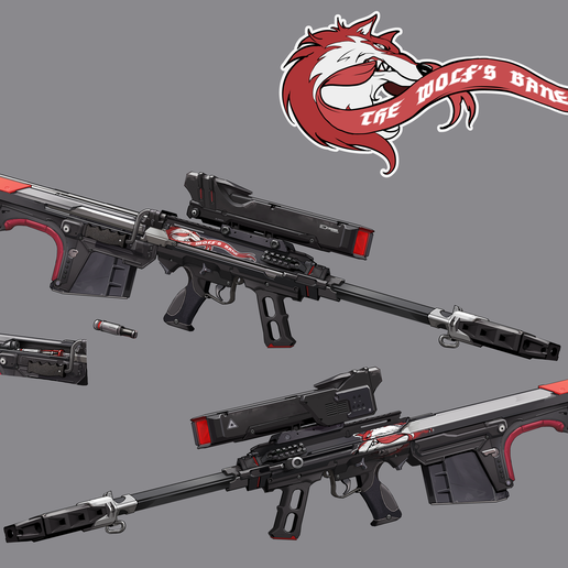 🔫 Nikke Red Hood Gun・ STL File for 3D printing・Cults