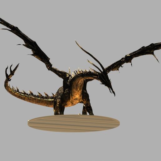 🐉 Black Dragon Kalameet Dark Souls・ STL File for ・Cults