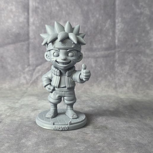 🥷 Naruto Uzumaki chibi - Ninja - Konoha - anime・3D Print with the ...