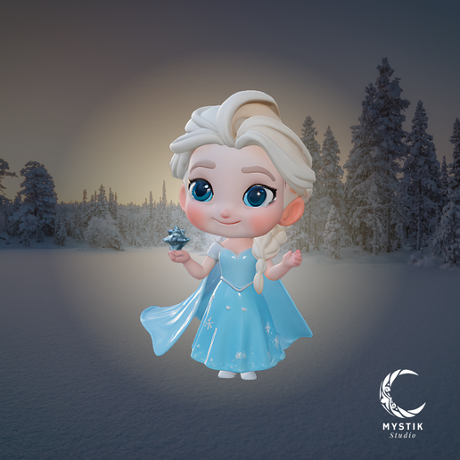 chibi ice princess