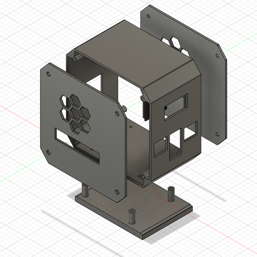 STL file raspberry pi 4 box・3D print model to download・Cults