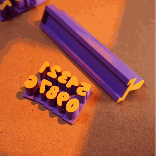 Font Stamp Bundle 🔠・ STL File for 3D printing・Cults