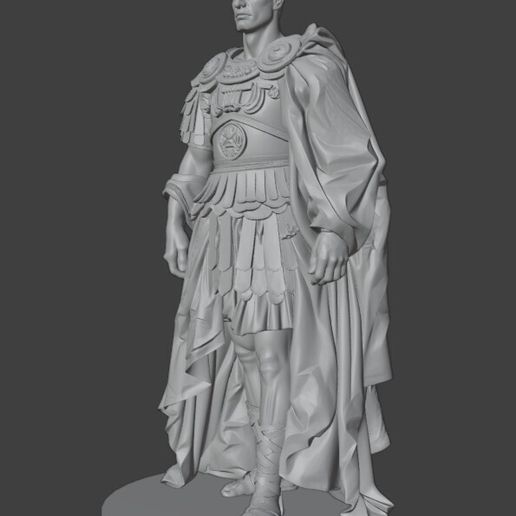 📁 Roman Emperor Statue STL File for 3D Printing | Ancient Rome Caesar ...