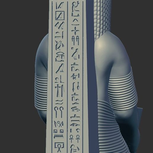 🇪🇬 statue of Egyptian Paser pharaonic 3d Printable・ 3D File for 3D ...