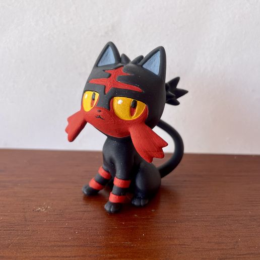 🦉 Gen 7 starters - litten, poplio rowlet・3D Print with the ELEGOO MARS ...