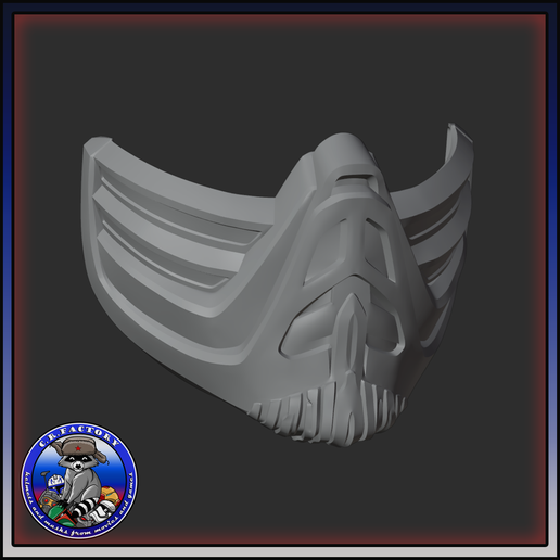 🕹 Sub-Zero mask “Bitter Rival” (Mortal Kombat 1)・ 3D File for 3D ...