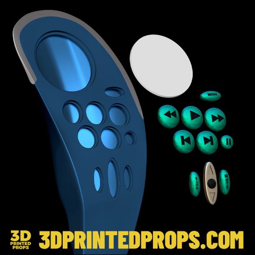 🎭 Click Remote・ STL File for 3D printing・Cults