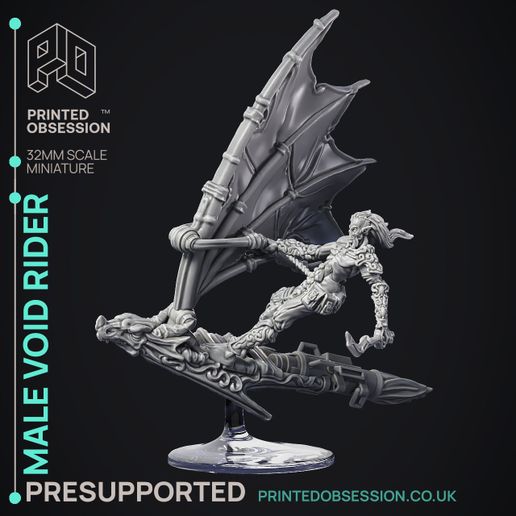 ♂️ Void Surfer - Male - Gith Renders - PRESUPPORTED - Illustrated and ...