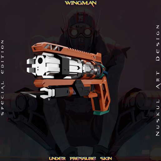 OBJ file Wingman Under Pressure Legendary Skin - Apex Legends 🔫 ・3D ...