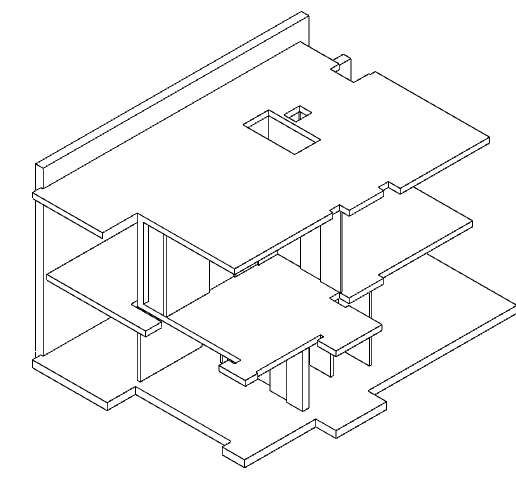 schroder house section