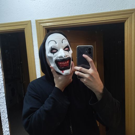 🎨 Art The Clown mask (Terrifier)・ STL File for 3D printing・Cults