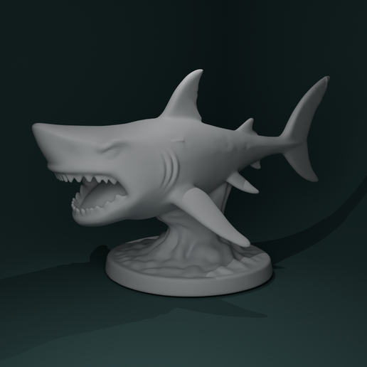 🦈 Sea Megalodon・ STL File for 3D printing・Cults