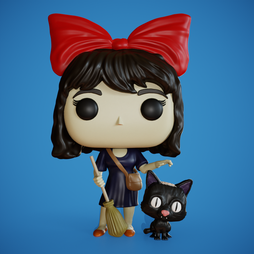 📦 Kiki's Delivery Service - Studio Ghibli・ OBJ File for 3D printing・Cults