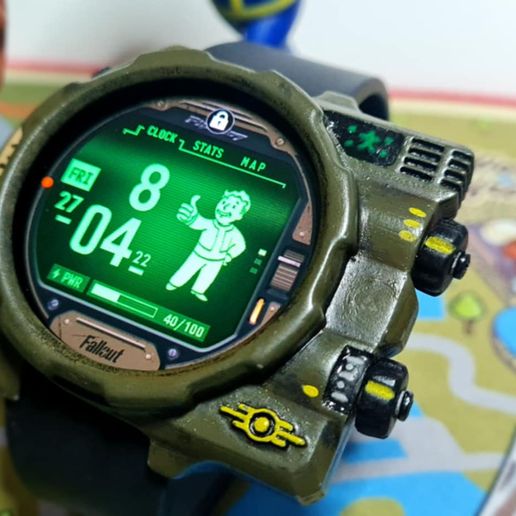 ⌚ Pipboy Case for Galaxy watch classic 6 47mm・3D Print with the K1 Max ...
