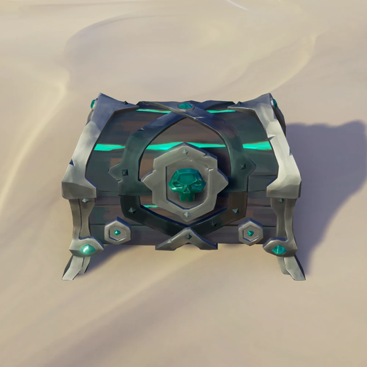 🏴‍☠️ SEA OF THIEVES Athena's Treasure Chest of Legends・ STL File for ・Cults
