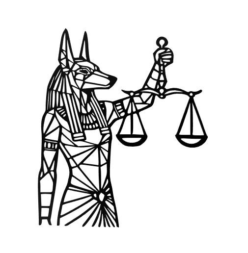 simple anubis drawing