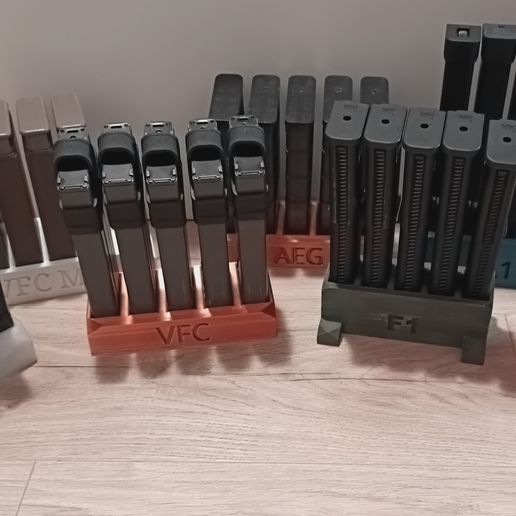 STL file Airsoft Mag-Rack files 🔫 ・3D printable model to download・Cults