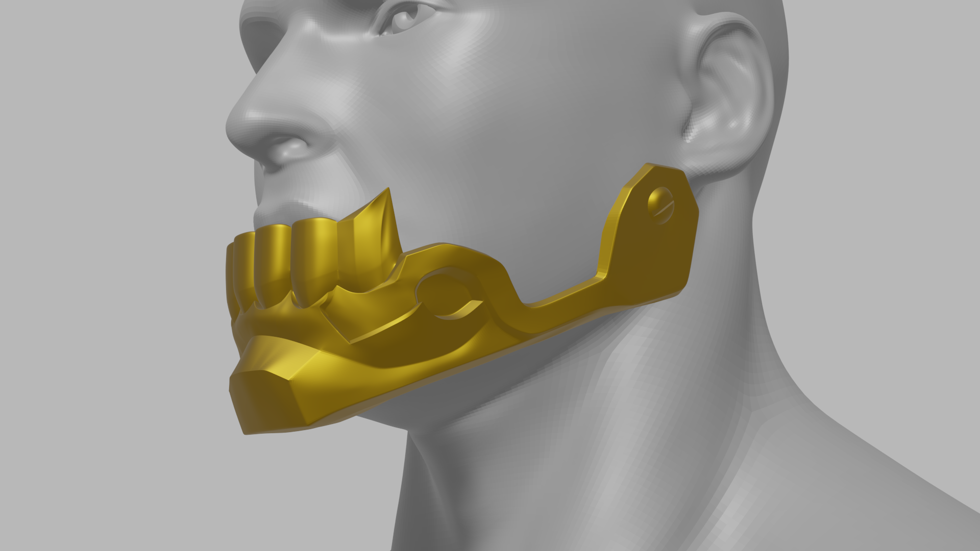 Скачать файл STL Finn Chem-baron Arcane jaw piece • Модель для 3D ... Скачать файл STL Finn Chem-baron Arcane jaw piece • Модель для 3D ...