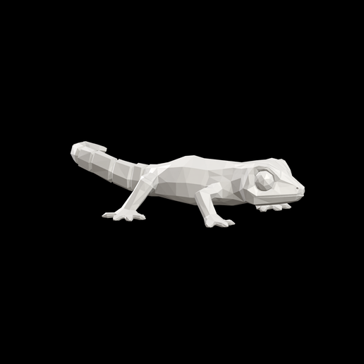 🦎 Low Poly Lizard 3D Print Model Animal Figure・ 3D File for 3D printing ...