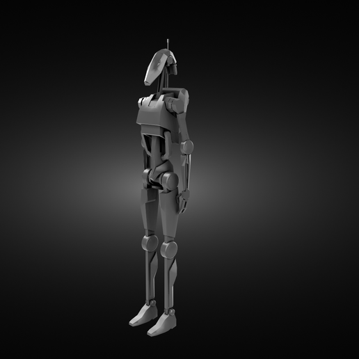 🤖 B1 Battle Droid star wars・Free STL File for ・Cults