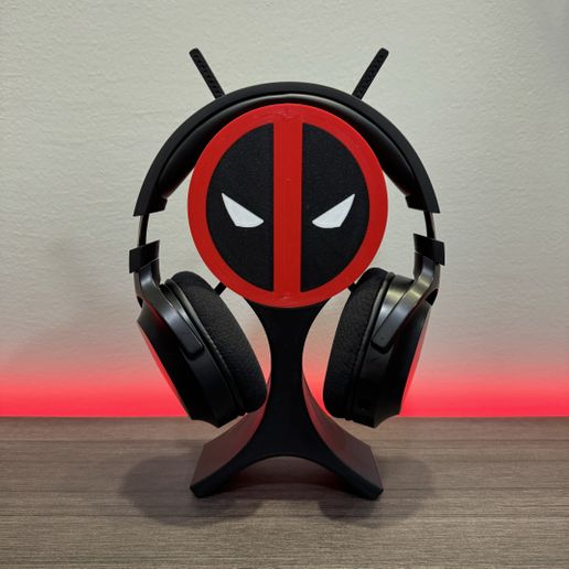 STL file Deadpool Headset Stand 🎧 (3MF)・3D print model to download・Cults