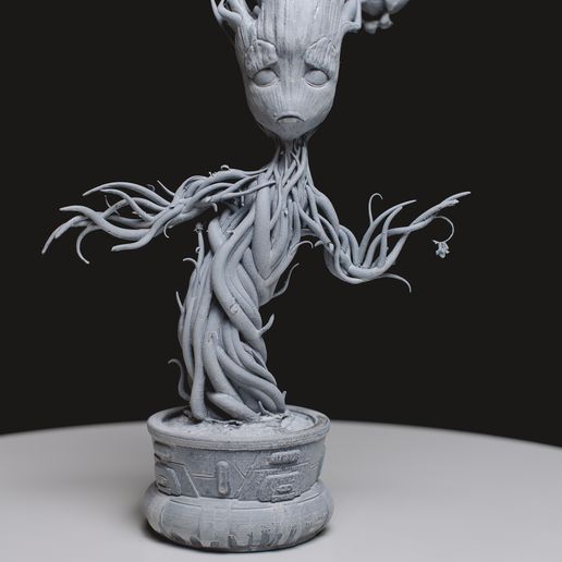 👶 Baby Groot STL・Impresión 3D con la impresora 3D Anycubic.・Cults