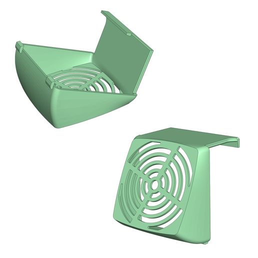 💂 Ender 3 (Pro) - Hotend fan guard・Free 3D File for ・Cults