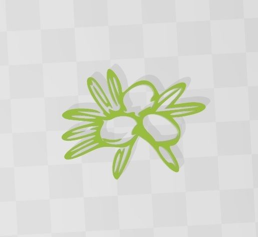 🎨 line art olive branch・Free STL File for 3D printing・Cults