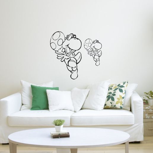 STL file Yoshi Running - Wall Art Decor 🏃 (GCODE)・3D printable model to ...