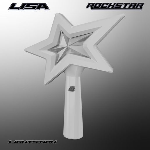 🎵 LISA Lightstick・ STL File for 3D printing・Cults