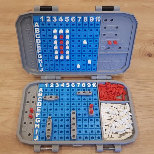 ♟ Battleships Board Game Battleship Sea Naval Battle・ STL File for 3D ...