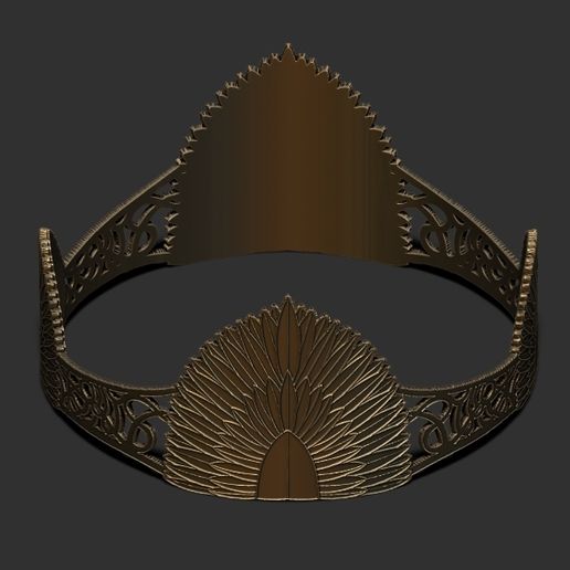 STL file Gondorian Throne Crown 👑 ・3D printing design to download・Cults