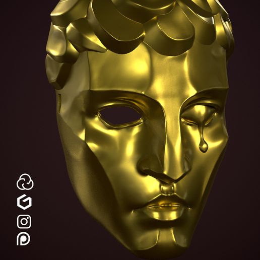 🩸 ADAM WARLOCK BLOOD SOUL MASK STL・ STL File for 3D printing・Cults