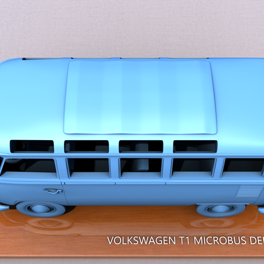 🚗 VW MICROBUS DELUXE TYPE1 1966・ 3D File for ・Cults