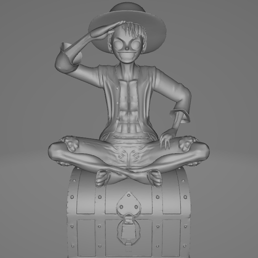 STL file LUFFY ONE PIECE 💬 ・3D printing design to download・Cults