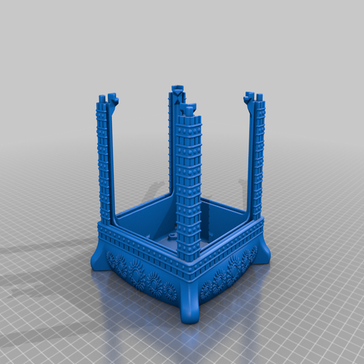 🔦 Gothic Lithophane Light Base - No Lamp・Free 3D File for ・Cults