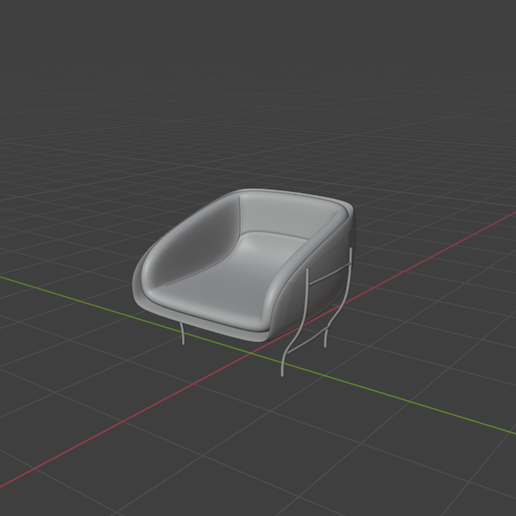 3D file MODERN ARM CHAIR 3D 💪 ・3D printer model to download・Cults