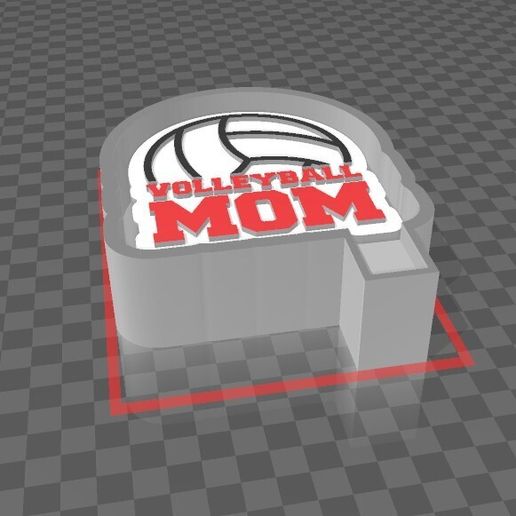 STL file Volleyball Mom Freshie Mold 🏐 ・3D printable model to download ...
