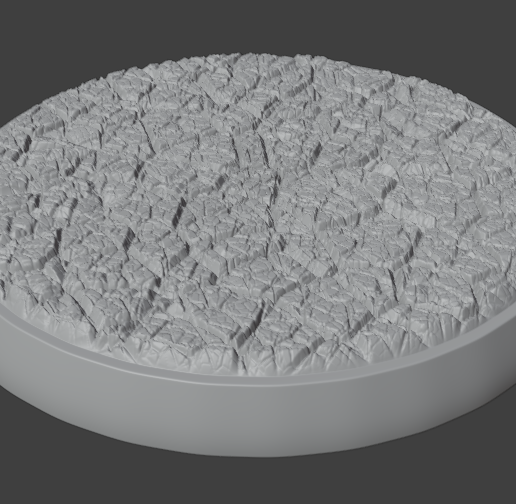 🪨 40MM Rock Base・Free STL File for 3D printing・Cults