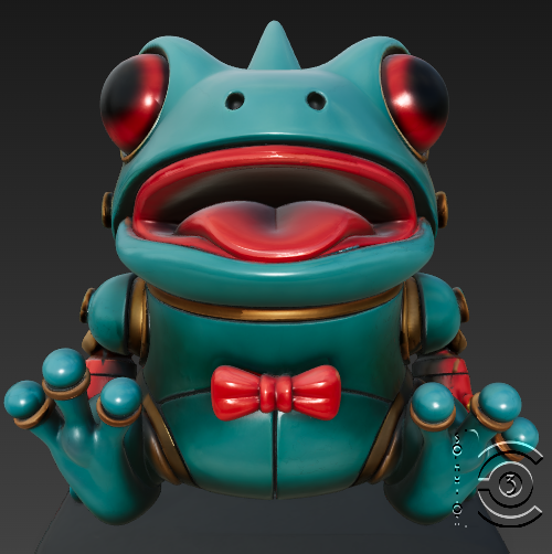🐸 Bop Frog - Karaoke Bot Edition・ STL File for 3D printing・Cults