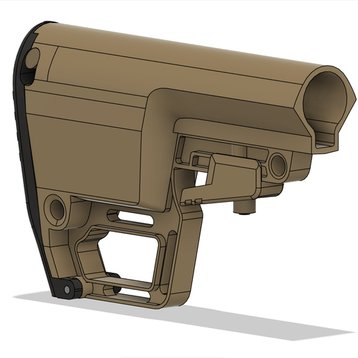 🔫 MFT Battlelink Utility Stock(Updated)・ STL File for 3D printing・Cults