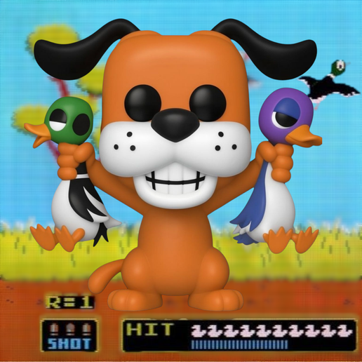🦆 Duck Hunt Dog & Ducks – Retro NES Funko Pop・ STL File for 3D printing ...