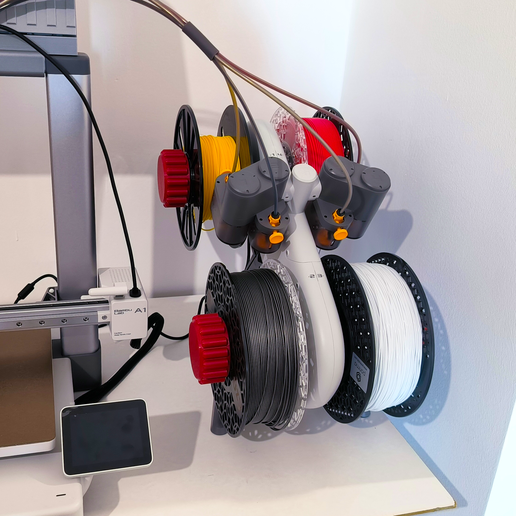 🥼 BAMBU LAB A1/A1 MINI AMS SPOOL LOCK・ STL File for 3D printing・Cults