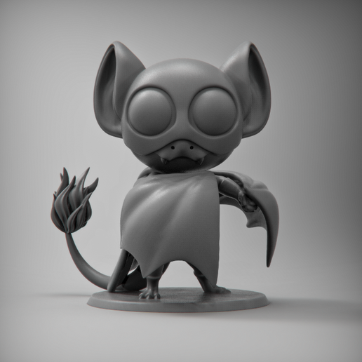 STL file Batmander - Cute Batman and Charmander Pokemon Fusion Pop ...