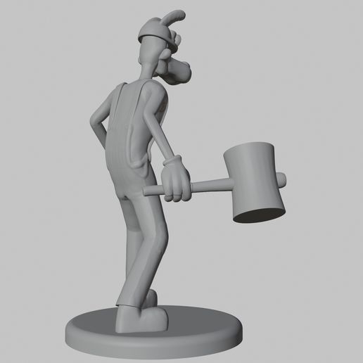 🐺 Boris from Bendy: Lone Wolf (Printable)・ STL File for 3D printing・Cults