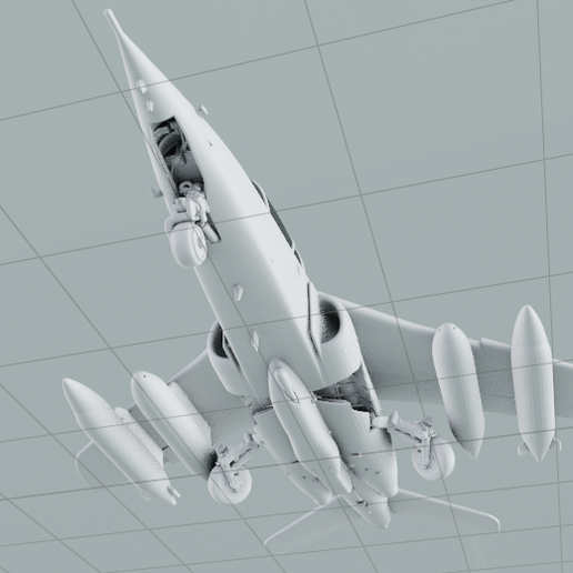 ️ Dassault Dornier Alpha Jet A attack Aircraft MODEL・ STL File for 3D ...