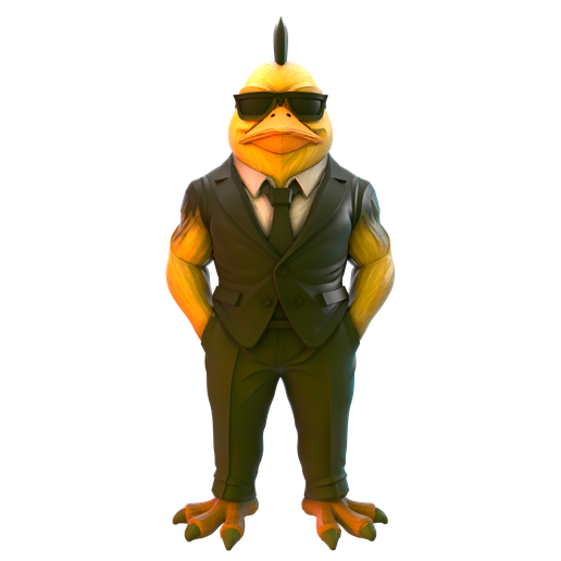 🐦 CHUCK YELLOW BIRD SUCKED ANGRY BIRDS・ STL File for 3D printing・Cults