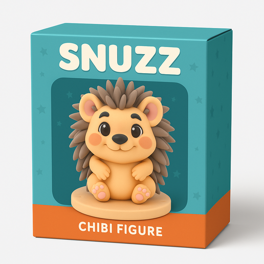 🦔 Chibi animal - Snuzz the hedgehog・ STL File for 3D printing・Cults